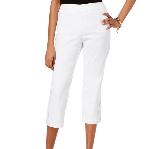 JM Collection | Pants & Jumpsuits | Jm Collection Womens Crochetlace ...